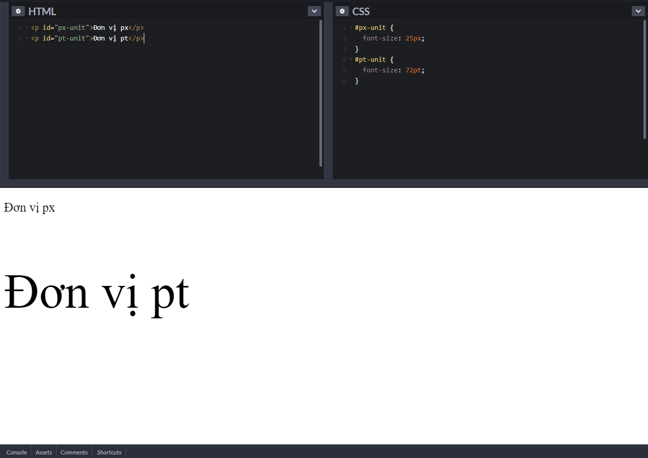 Các Đơn Vị Tính Trong CSS | CodeLearn