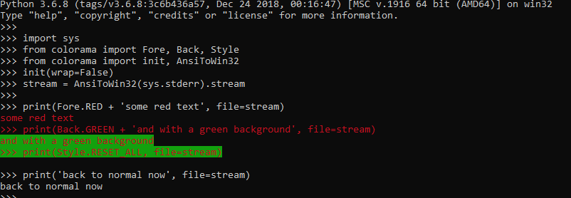 Tô Màu Cho Chữ Trên Terminal Với Colorama Python | CodeLearn