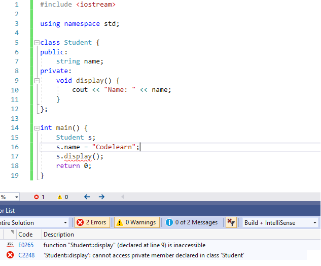 Lập trình hướng đối tượng trong C++ | CodeLearn