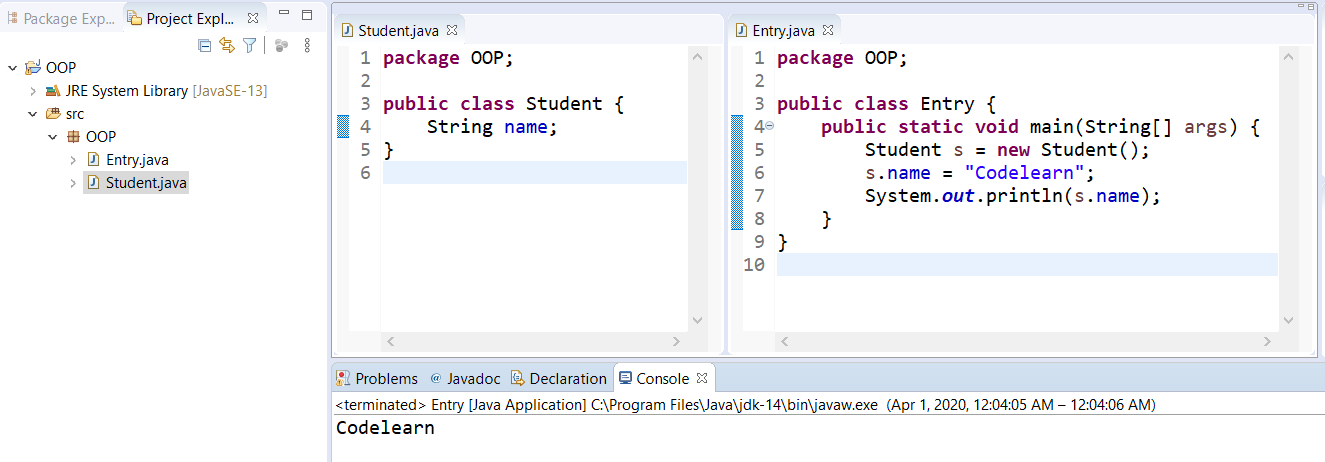 Lập trình hướng đối tượng trong java | CodeLearn