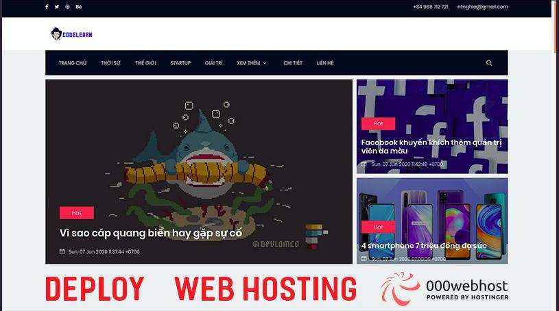 Deploy Web Lên Hosting (Tạo Web Tin Tức Bằng PHP Phần Cuối) | CodeLearn
